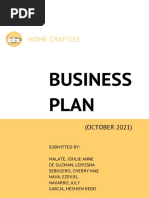 Business Plan On Hand Made Items | PDF | Goal | Pro Forma