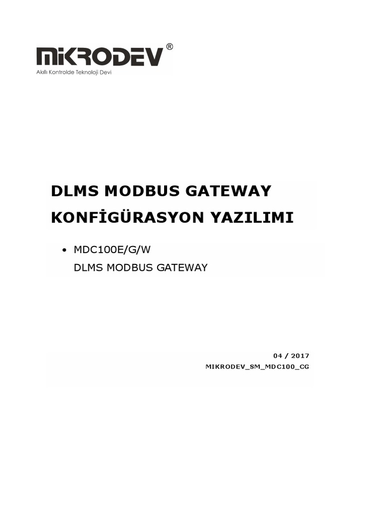 Mikrodev SM MDC100 | PDF