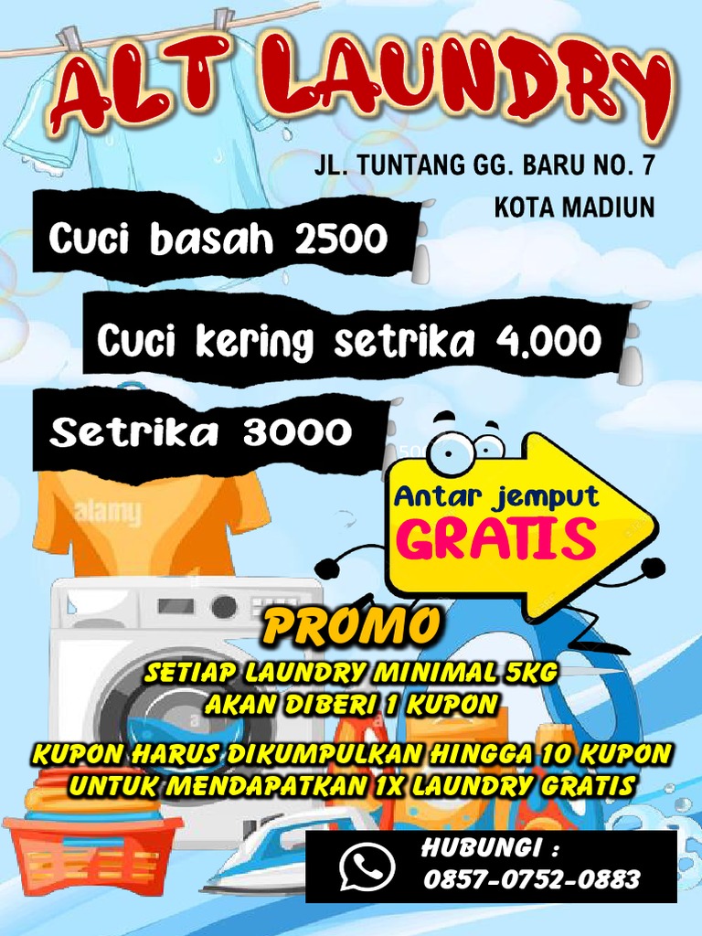 Promo Kupon Laundry Gratis | PDF | Kesehatan Holistik