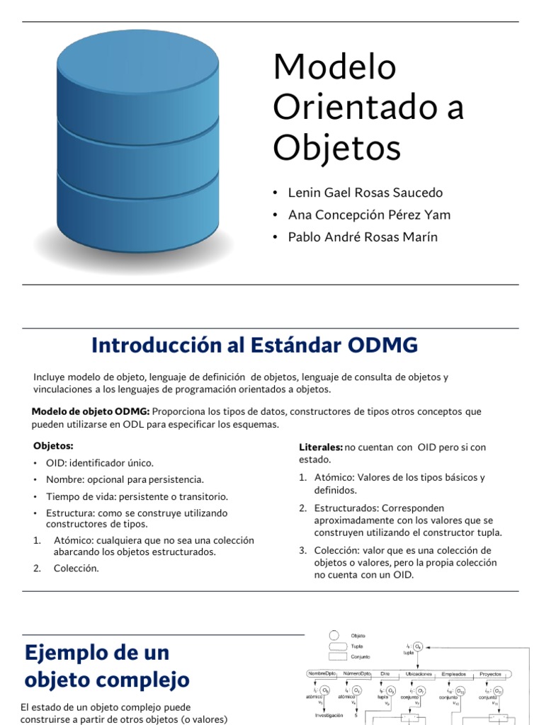 Modelo Orientado A Objetos | PDF | Objeto (informática) | SQL