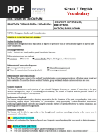 Detailed Lesson Plan in English VI | PDF | English Language | Metaphor