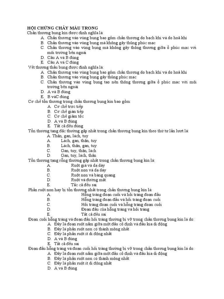 H I CH NG CH y Máu Trong | PDF