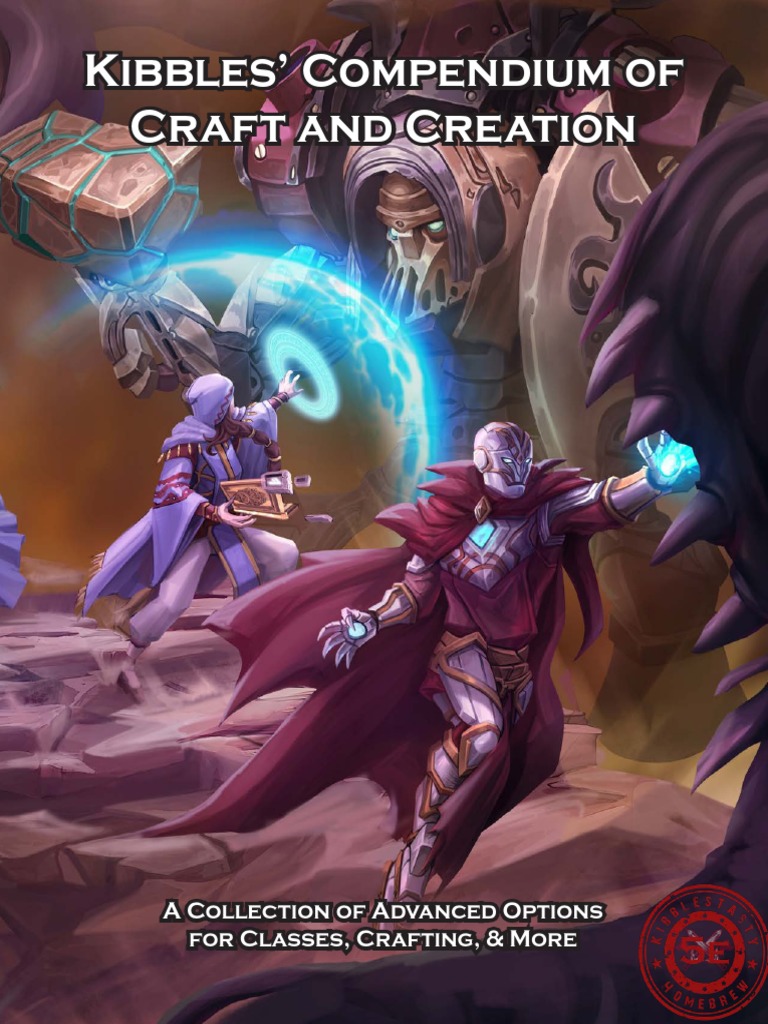 KibblesTasty's Complete Guide To Crafting | PDF | D20 System | Gary Gygax Games