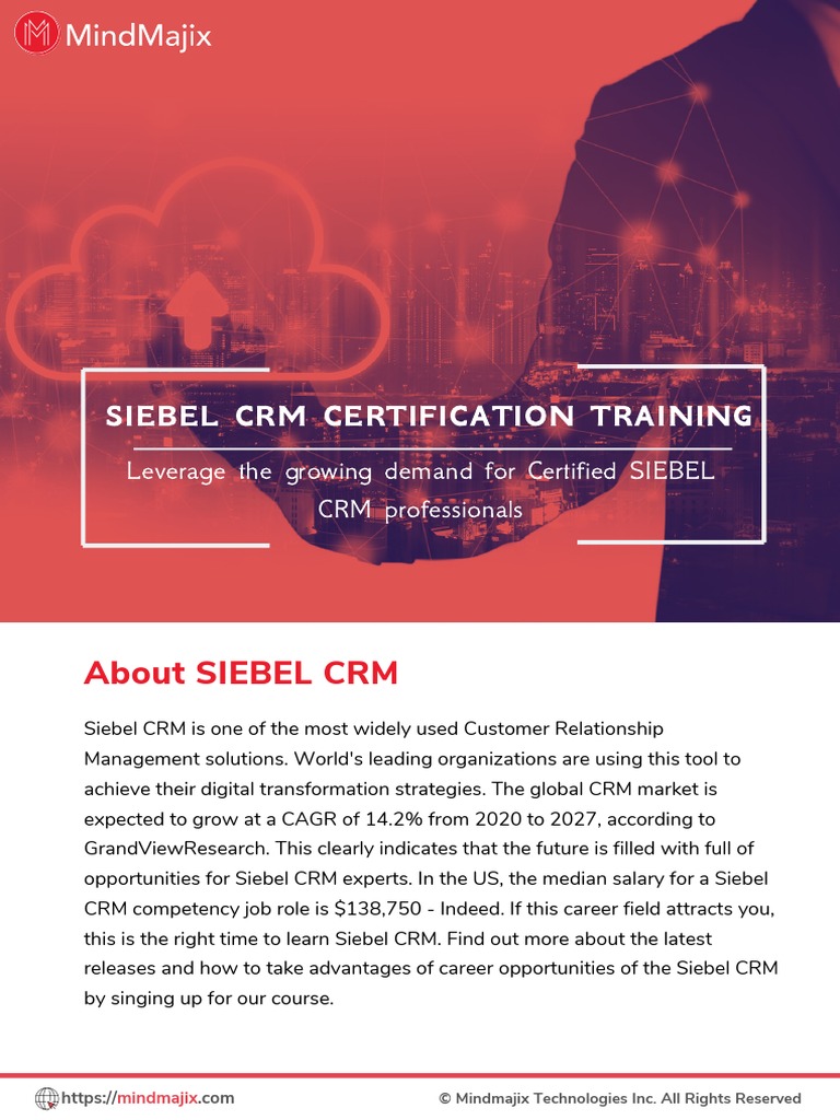 Siebel CRM Training | PDF | Customer Relationship Management | Websites