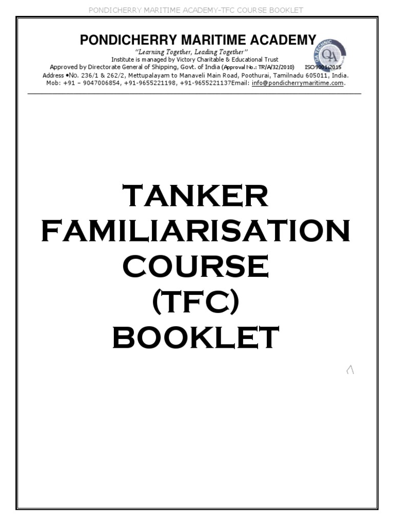 Tanker Familiarization | PDF | Liquefied Petroleum Gas | Oil Tanker
