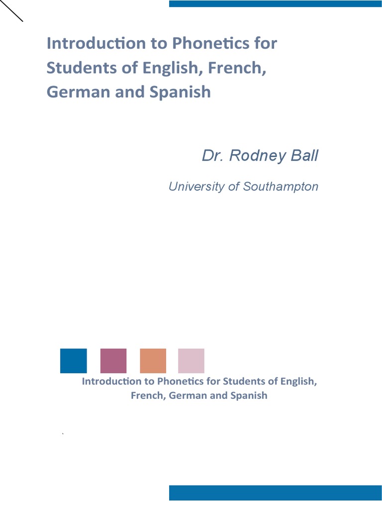 Phonetics Manual | PDF | Phonetics | Vowel