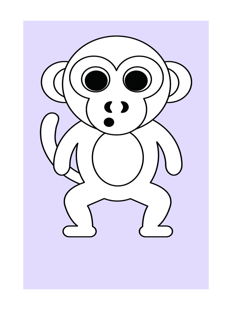 Monkey Drawing Book | PDF