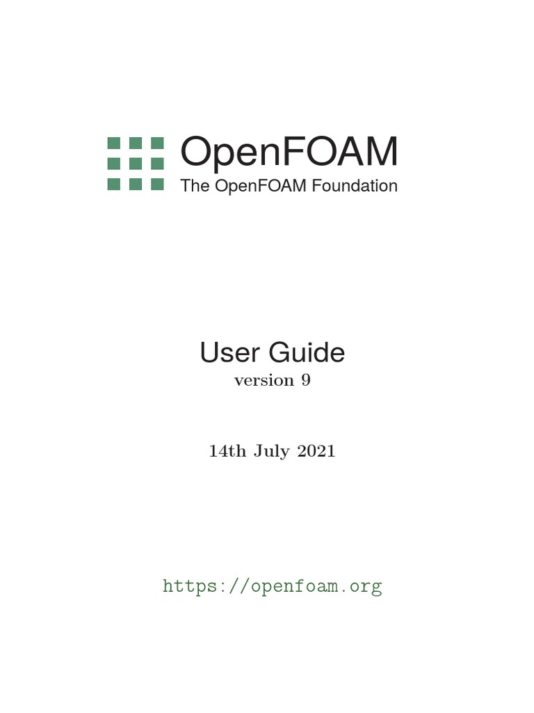 Openfoam: User Guide | PDF | License | Copyright