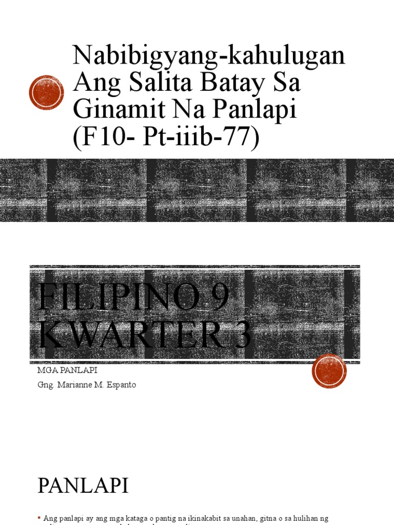 PANLAPI | PDF