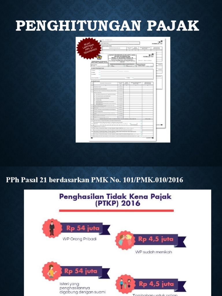 HITUNG PPH 21 Dan PBB | PDF