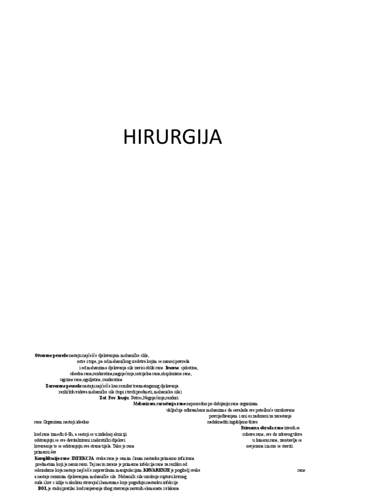 HIRURGIJA | PDF