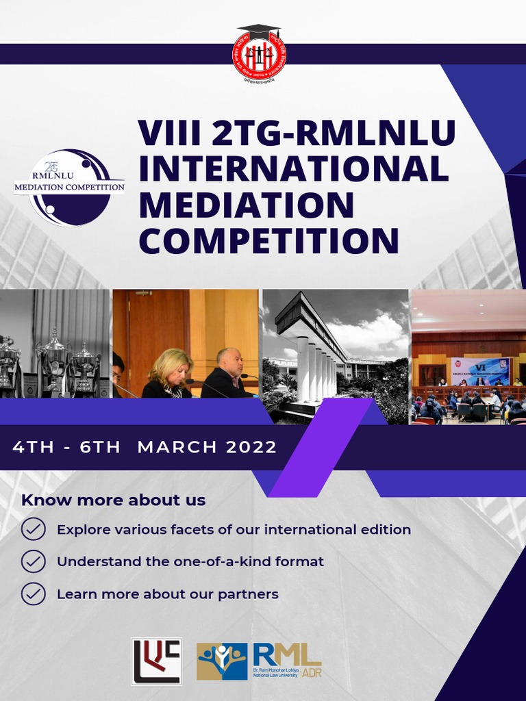 VIII Edition IMC 2022 Brochure | PDF | Alternative Dispute Resolution ...