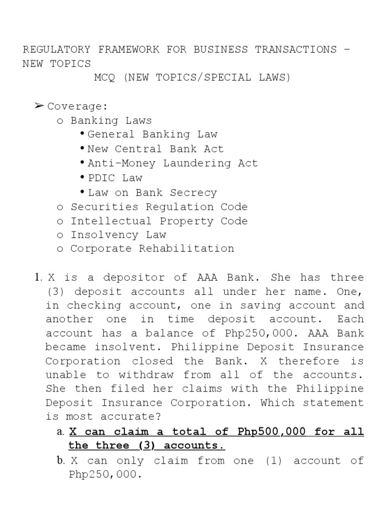 The Three (3) Accounts | PDF | Patent | Banks