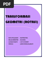 Transformasi Geometri MATEMATIKA 9 SMP | PDF