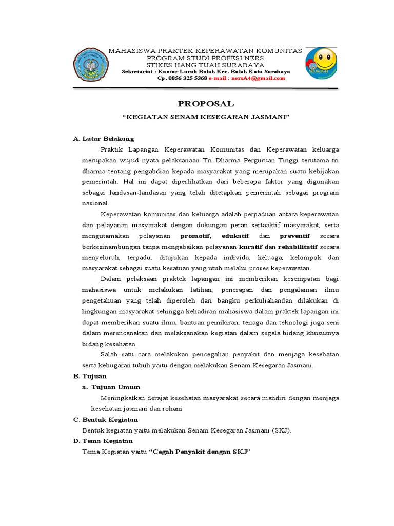Dokumen - Tips Proposal Kegiatan Senam Skjdocx (22 | PDF