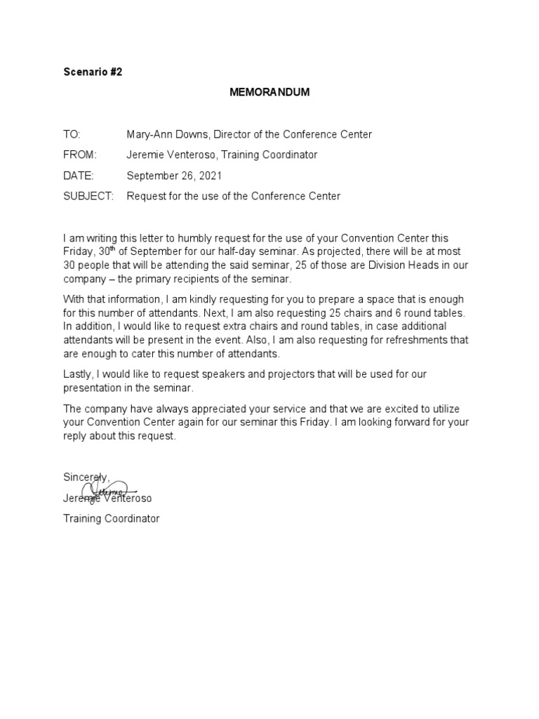 ANSWER SHEET (Memo) | PDF