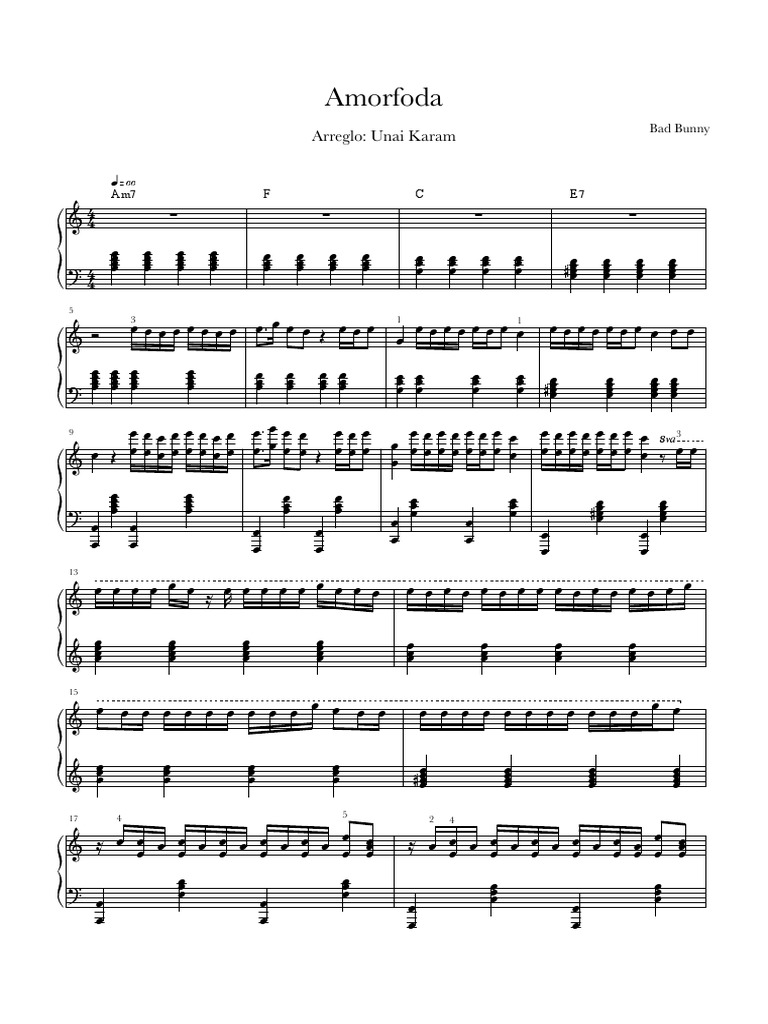 Piano Amorfoda | PDF