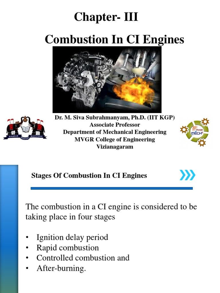 Combustion in CI Engines | PDF