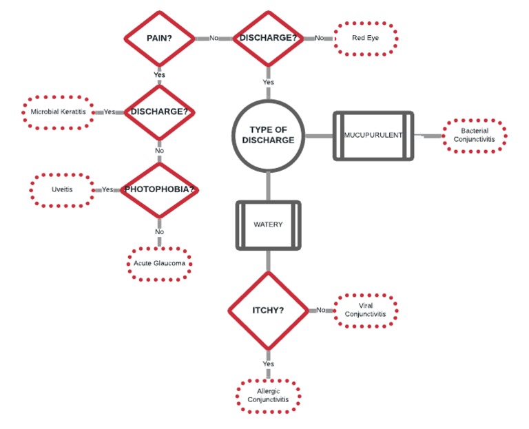 OPHTHA RED EYE Algorithm | PDF