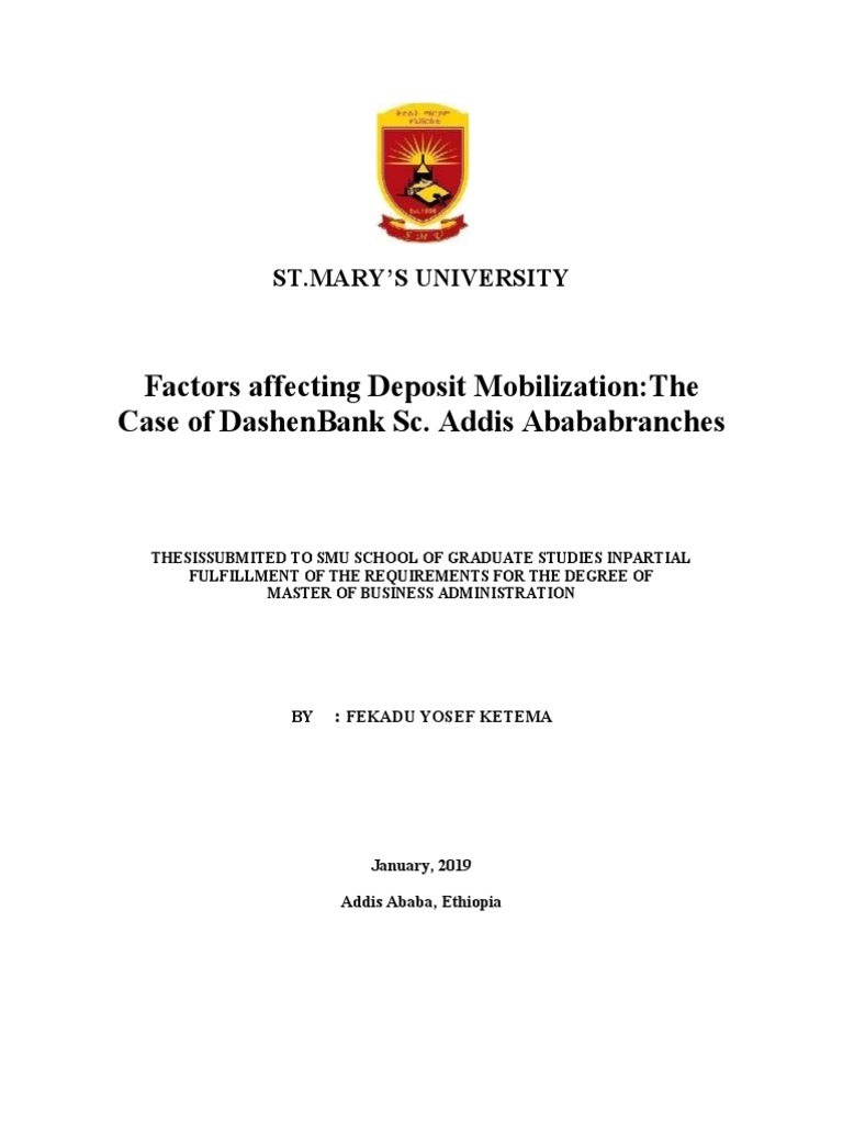 MBA Thesis - FekakFINAL | PDF | Banks | Debit Card