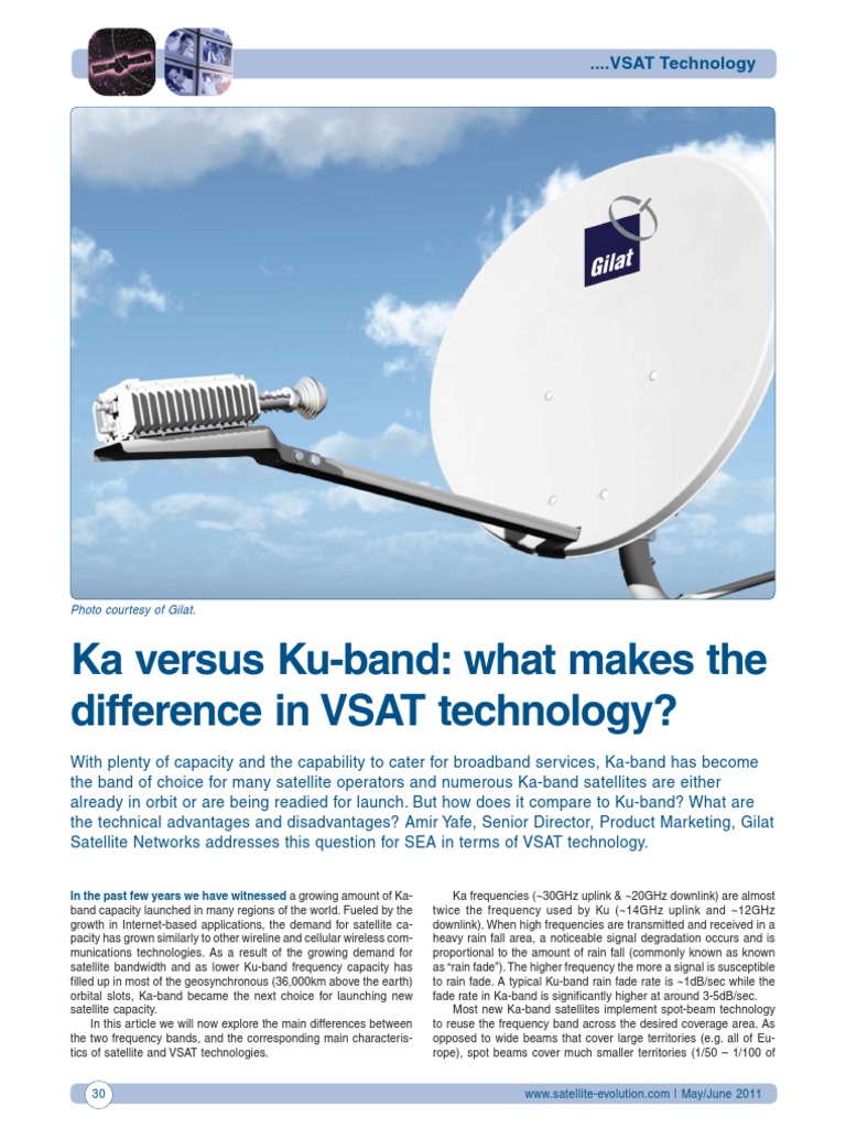 Ka-Band Vs Ku-Band Satellite System | PDF | Very Small Aperture ...