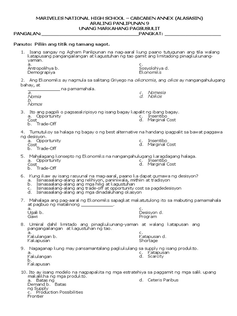 Ap 9 - Summative | PDF