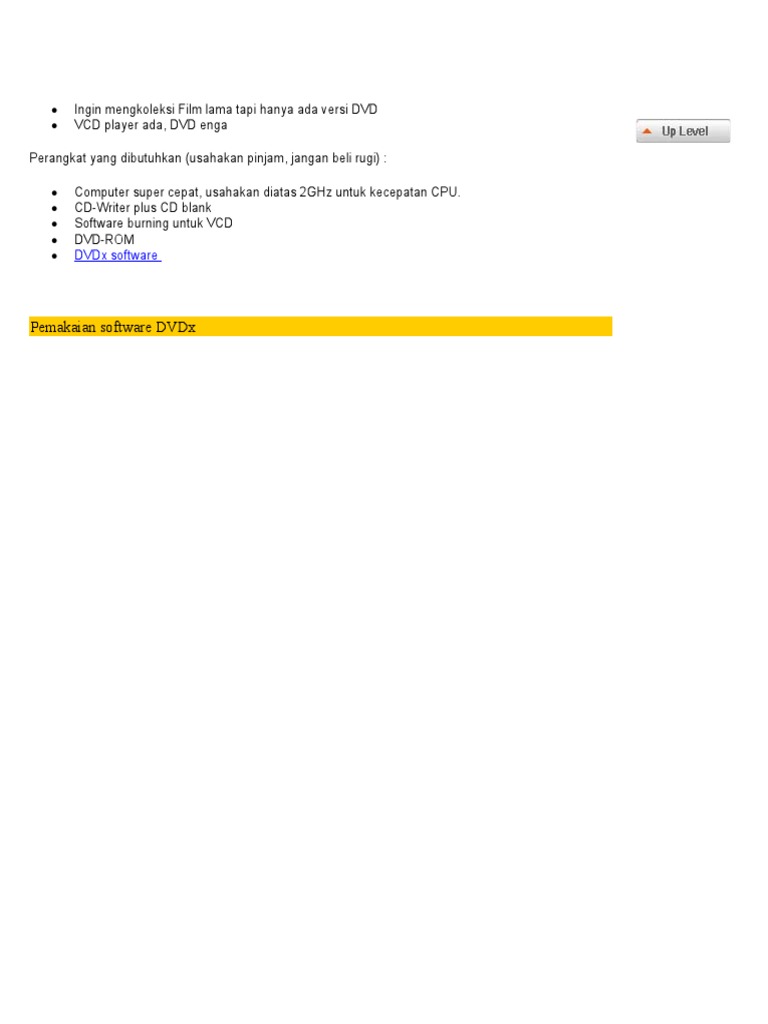 Convert DVD To VCD | PDF