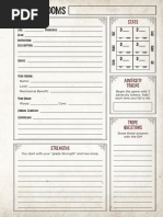 DND 5e Session Notes Sheet Form Fillable | PDF | Dungeons & Dragons ...