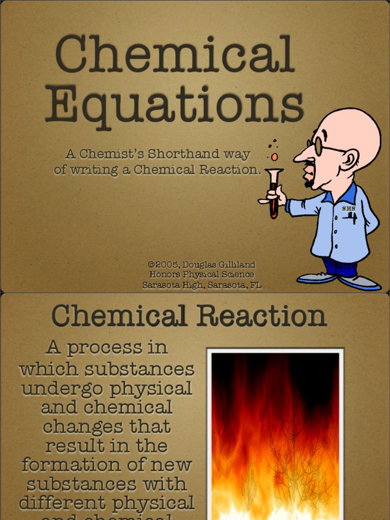 14 Writing Reactions and Balancing | PDF | Chemical Substances ...