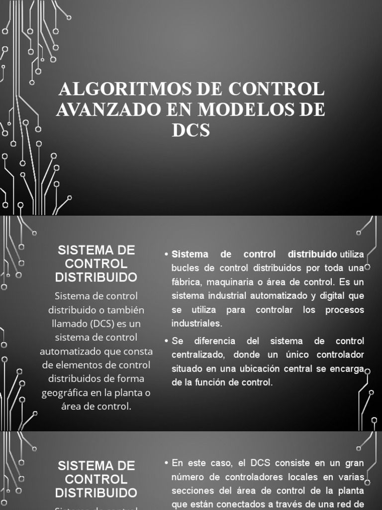 Algoritmos de Control Avanzado en Modelos de DCS | Descargar gratis PDF ...