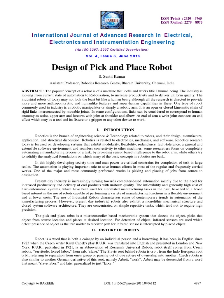 9A - Paper 8-2015 | PDF | Computer Vision | Robot