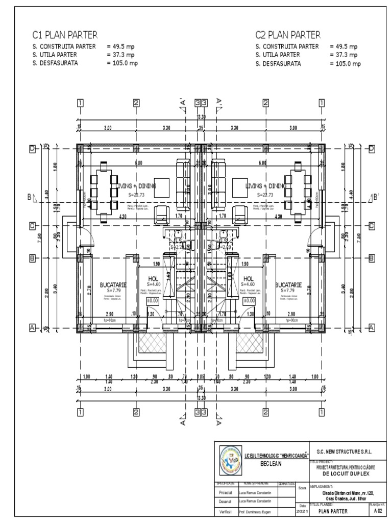 A - 02-Plan Parter-420x420 | PDF