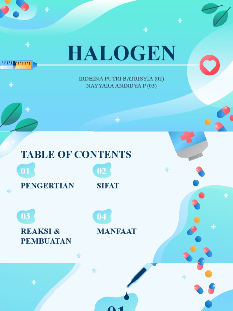 Sifat dan Manfaat Unsur Halogen | PDF