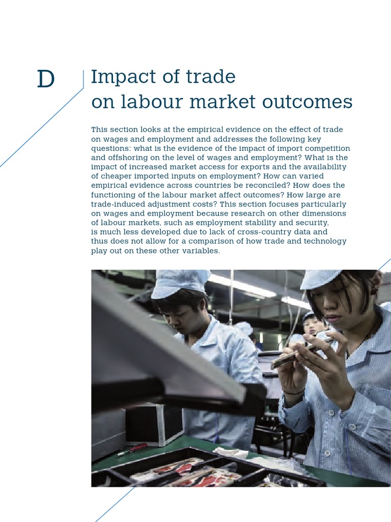 Impact of Trade On Labour Market Outcomes | PDF | Labour Economics ...