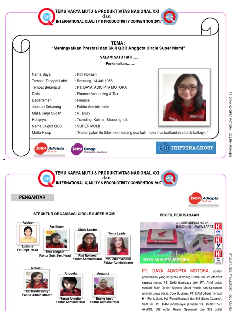 B30. QCL Rini Rohaeni Daya - Triputra Group | PDF