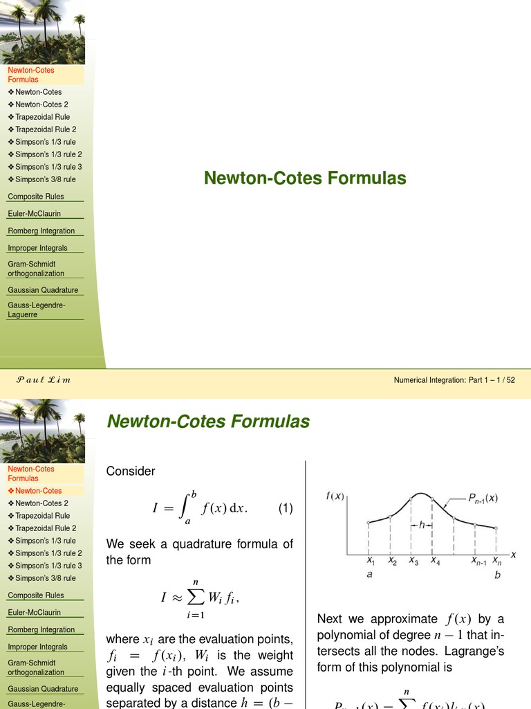 Integration 1 | PDF | Integral | Computational Science