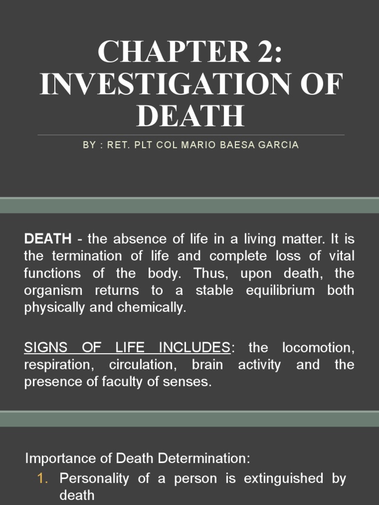 Investigating Ambiguous Deaths: A Guide to Determining Cause and Manner ...