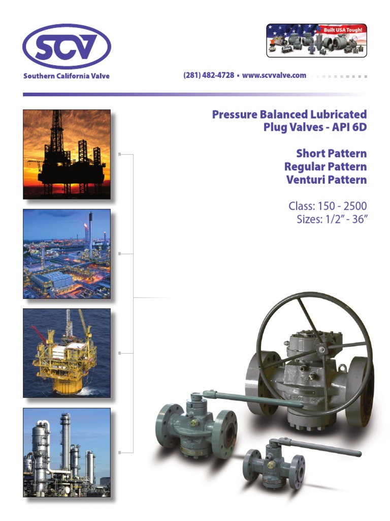 Pressure Balanced Lubricated Plug Valves - API 6D Short Pattern Regular ...