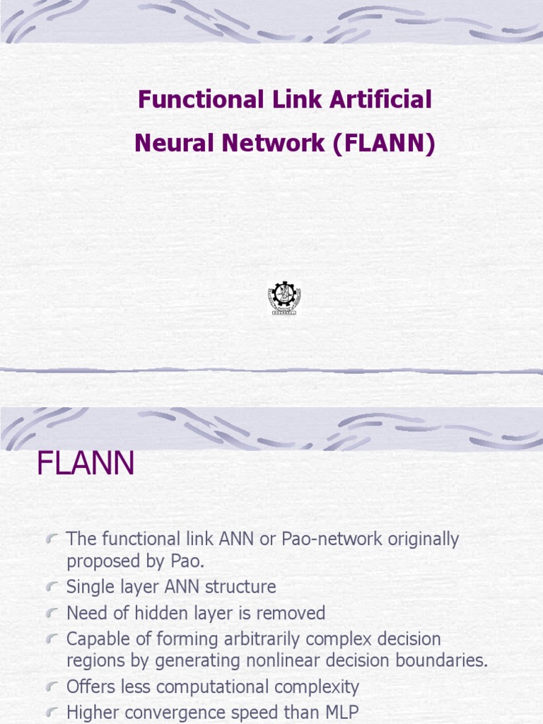Functional Link Artificial Neural Network (FLANN) | PDF | Trigonometric ...