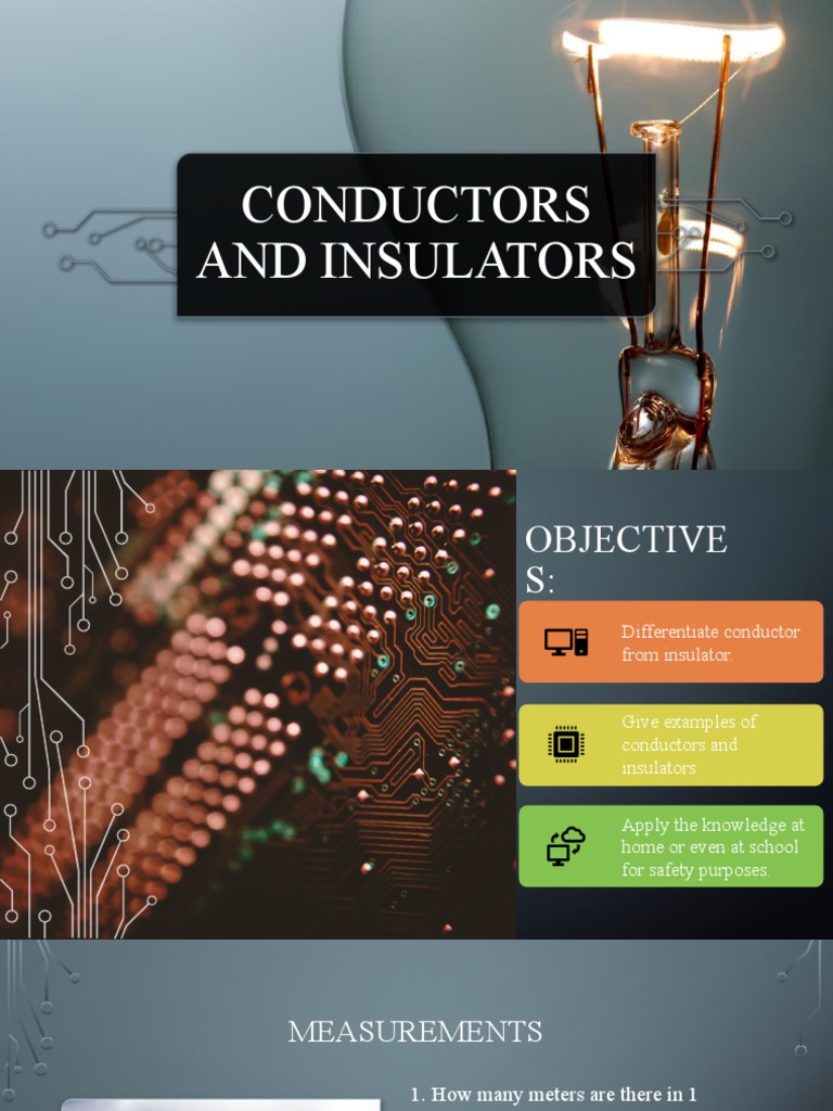 Conductors and Insulators | PDF | Electrical Conductor | Insulator ...
