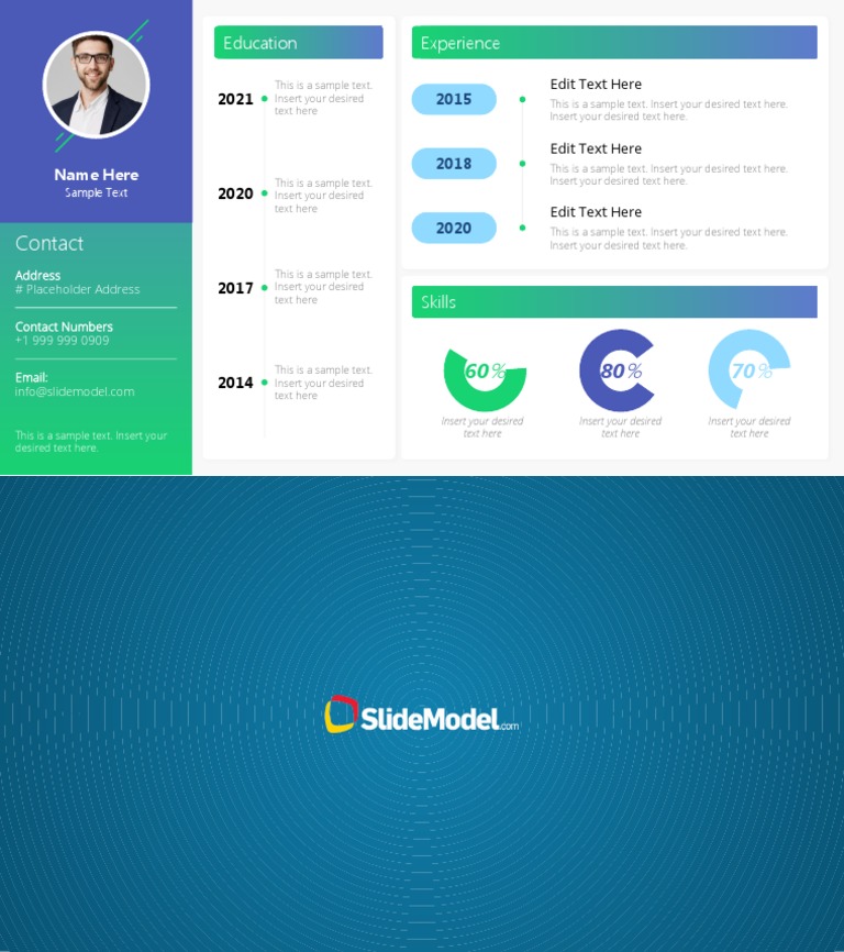01 1 Page Resume Profile Powerpoint Template 16x9 | PDF