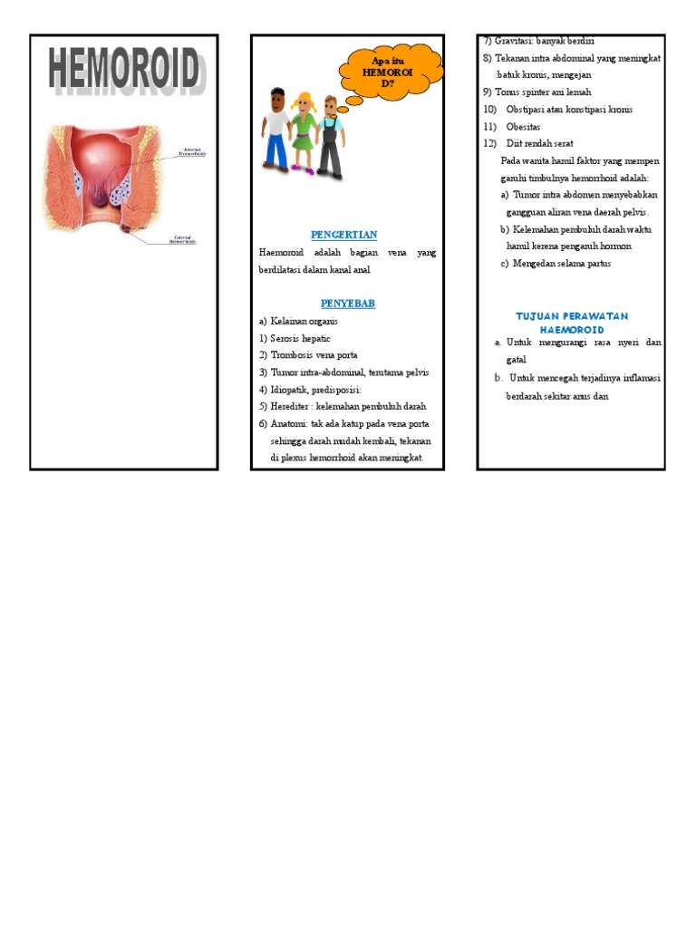 Leaflet Hemoroid | PDF