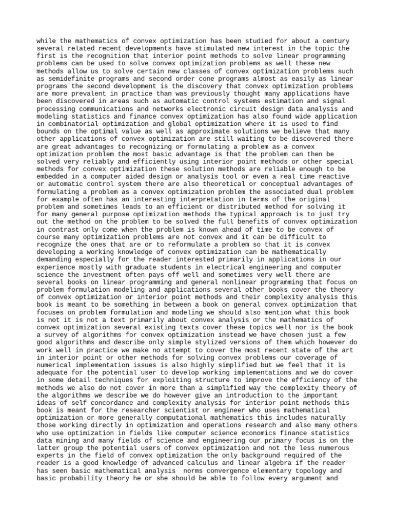 Cvxopt | PDF | Mathematical Optimization | Teaching Mathematics