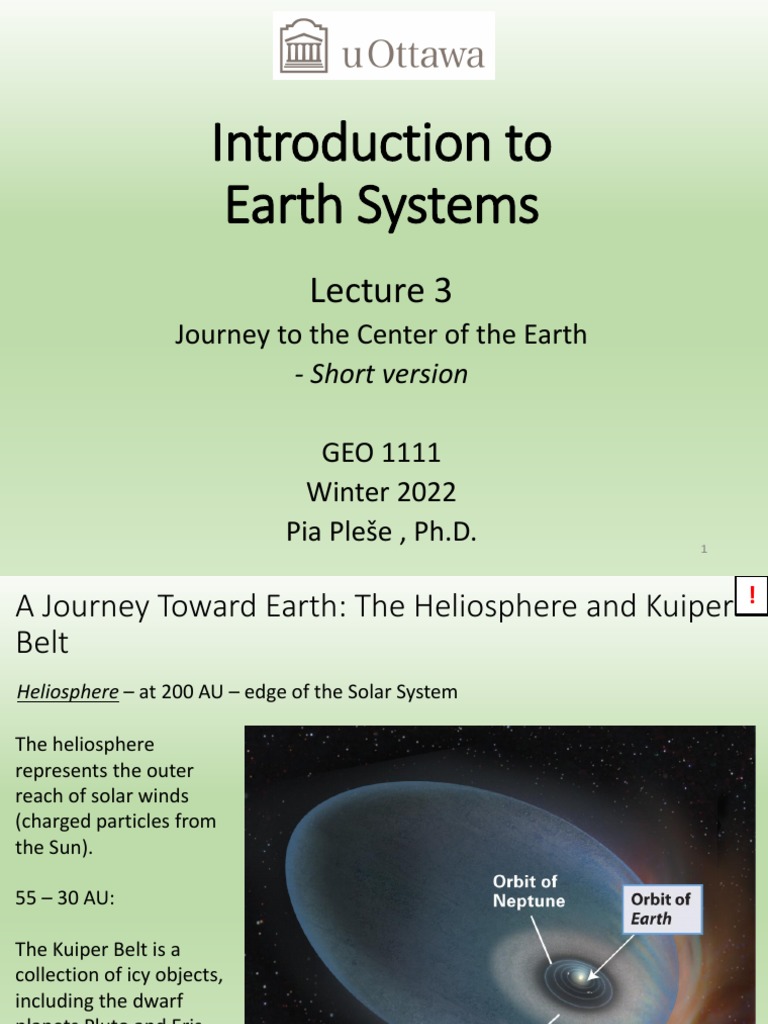 GEO1111 - 2022 Lec3 Short | PDF | Earth | Solar System