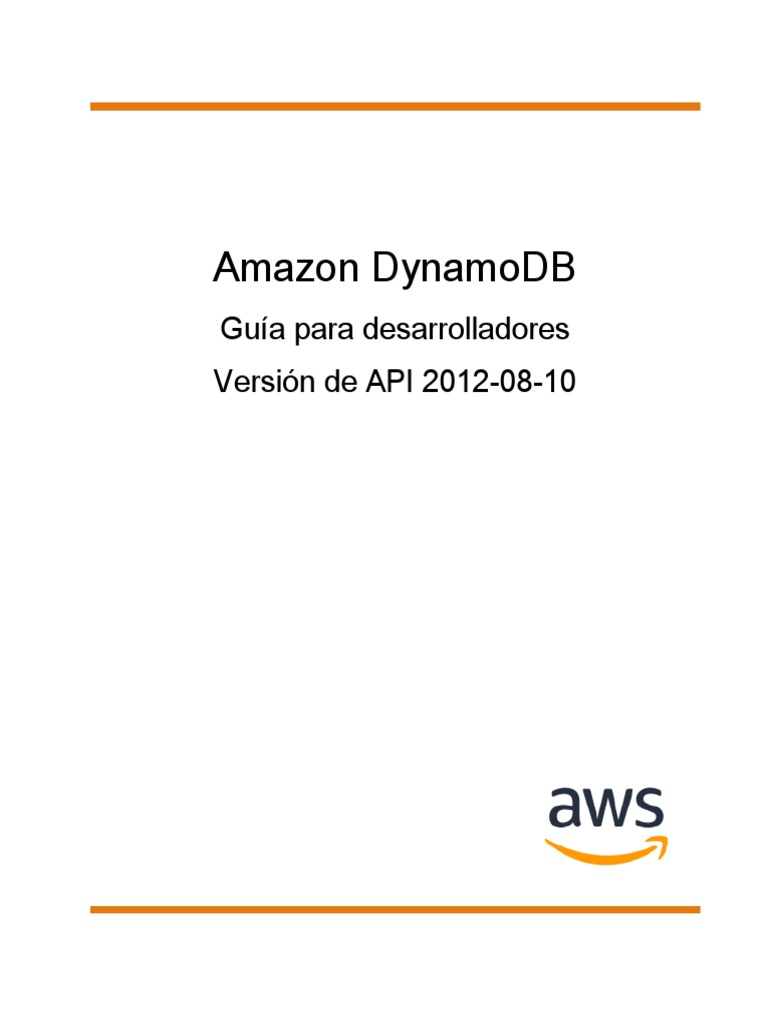 Dynamodb DG | PDF | Grupo de computadoras | No Sql