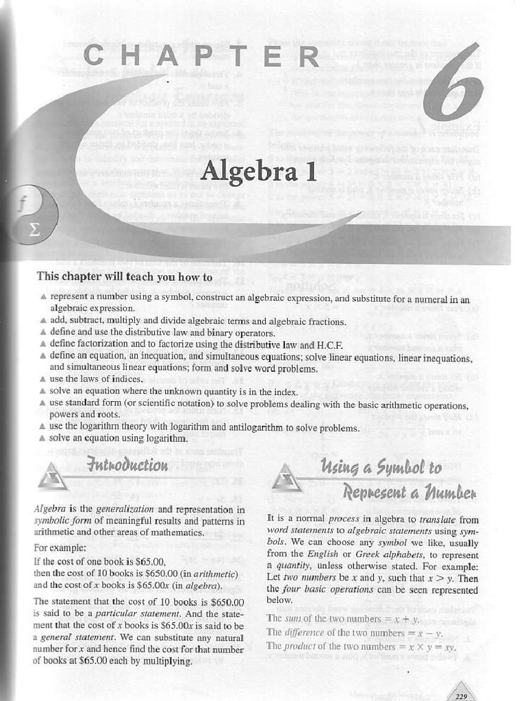 Algebra Basics for Beginners | PDF