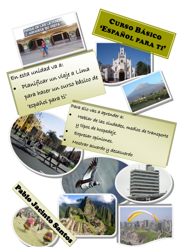 Curso Basico Español para Ti | PDF | Lengua española | Tren