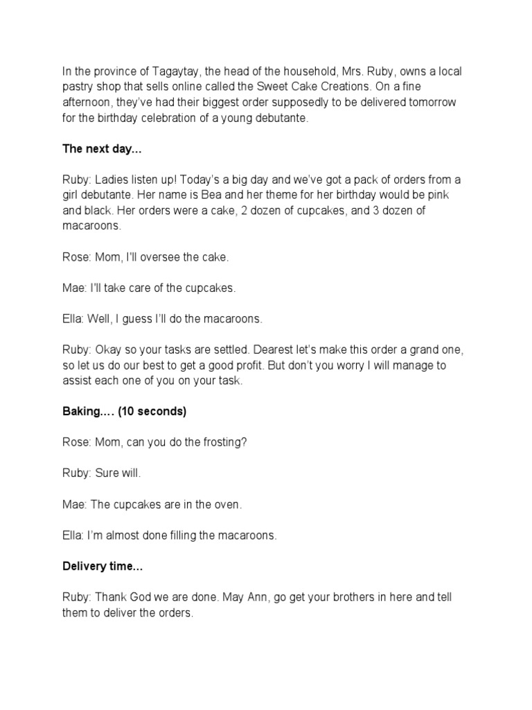 Roleplay Script | PDF