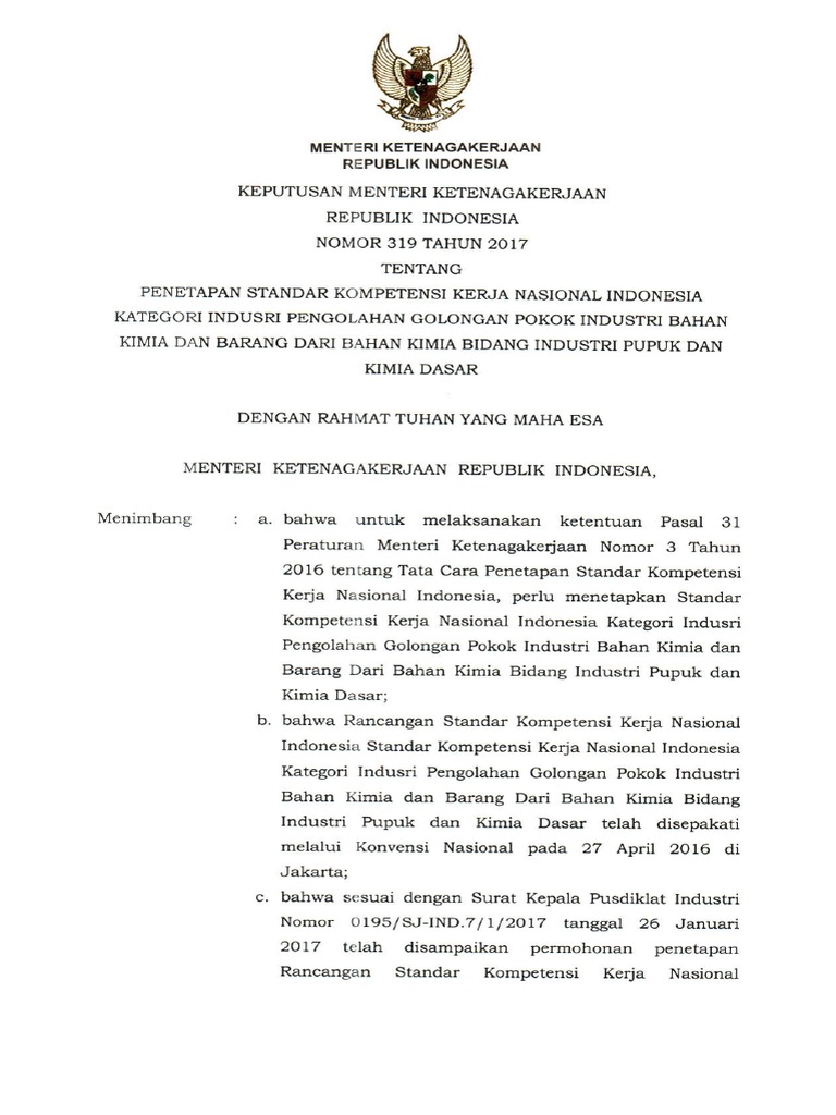 Skkni 2017-319 PDF | PDF | Teknologi & Rekayasa