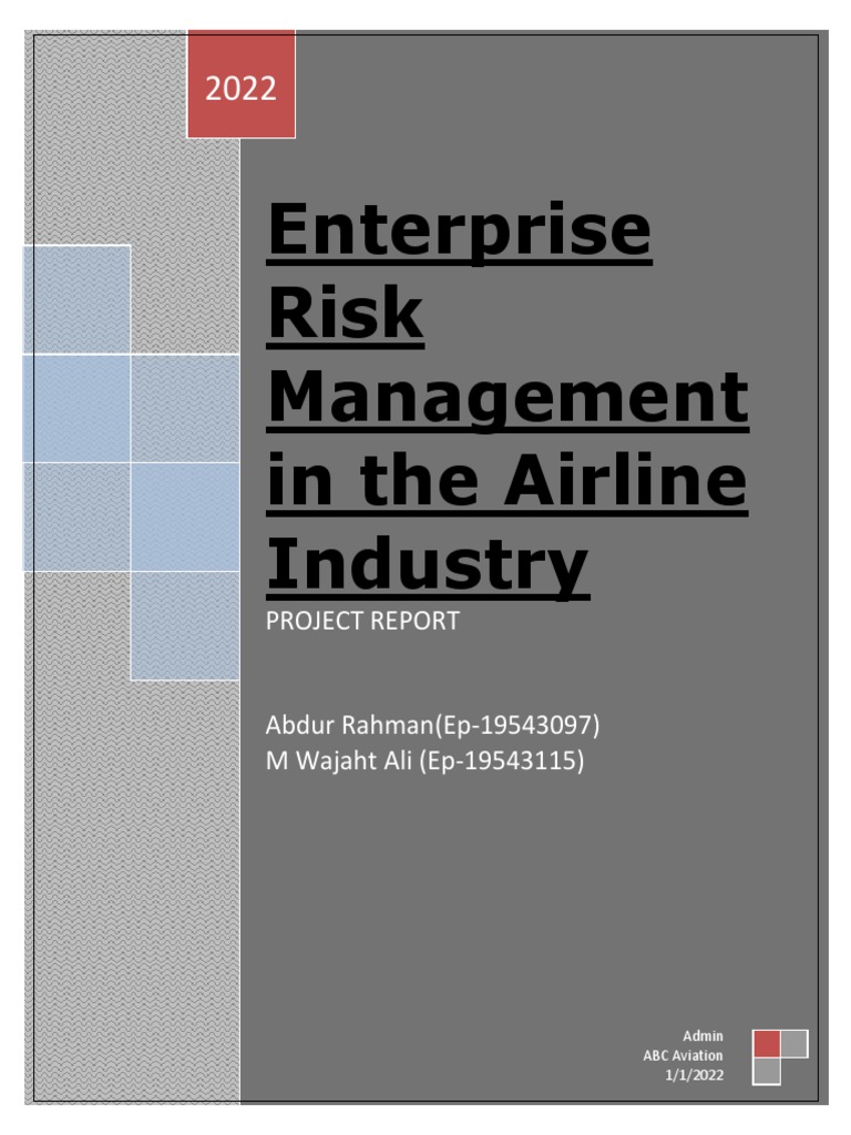 Airline Risk Management Guide | PDF | Risk | Risk Management